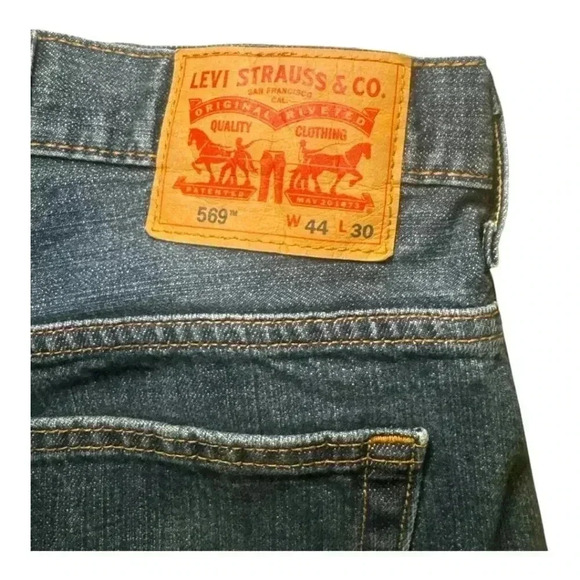 Levi's | Jeans | Levi Strauss Loose Straght Fit 569 Blue Jeans 443 ...